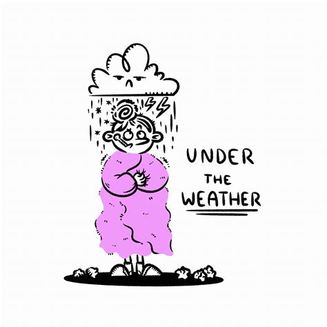 Under The Weather 🤒🌧️ By Anastasia On Dribbble