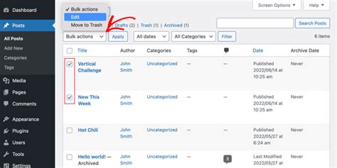 how to archive posts without deleting them in wordpress