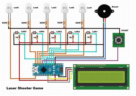 Diy Arduino Laser Pointer Shooting Game Arduino Maker Pro