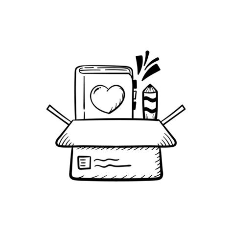Premium Vector Stationary Donation Box Books Donate Charity And