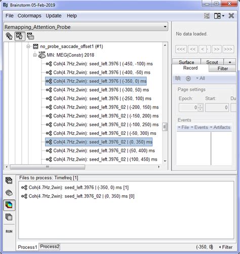 file selection in process1 added time tags selection doesn t