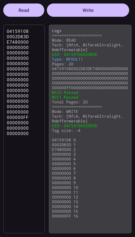 Mifare Ultralight Mtools Tec