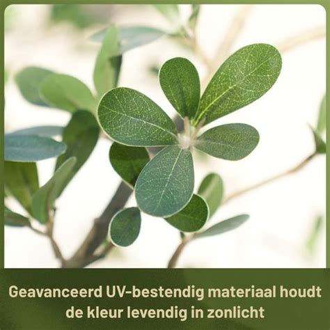 Kunstplant Zwarte Olijfboom 150 Cm Uv Bestendige Grote Nepboom