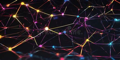 Dots And Lines Digital Network Connections Stock Image Image Of Computer Concept 318513509