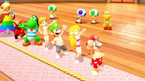 슈퍼 마리오 파티 미니게임 마리오 Vs 피치공주 Vs 와리오 Vs 와루이지 마스터 난이도 Youtube