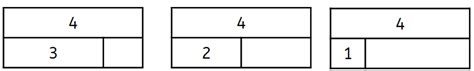 use a bar model to represent a whole partitioned into two parts ks1