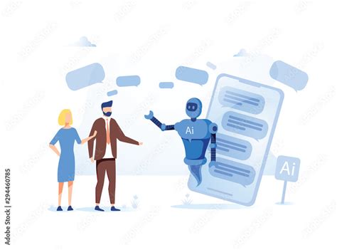 Ai Chatbot Robotics Online Support Human Interactive Tech Interaction