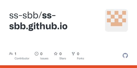 Github Ss Sbbss