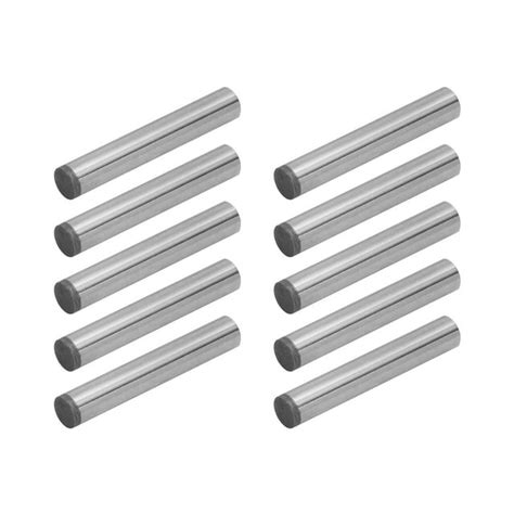 Powertec 10pk Hardened Steel Dowel Pins 14 Inch Heat Treated And