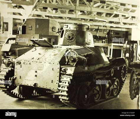 This Image Showcases A Type 95 Tank On Display At A Museum A Light