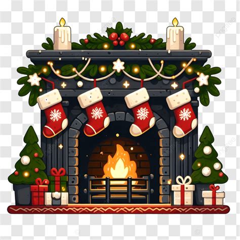 벽난로 판타지 고민하는 산타를 타고 스티커 크리스마스 라이드 디스트레스드 스티커 Png 일러스트 및 이미지 에 대한 무료 다운로드 Pngtree