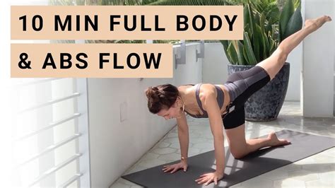 Full Body Workout And Ab Flow Melissa Wood Health Youtube