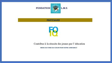 La Fondation Lms Est Ravie Daccueillir La Fondation De Lordre Des Ingénieures Du Québec Foiq
