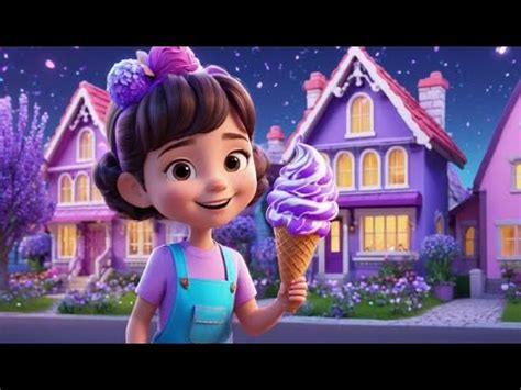 Aprende Los Colores Con Bolas De Helado Canción Infantil Y Rima Para Niños Youtube