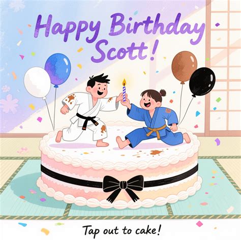 Martial Arts Birthday Cards Silly Robot Cards
