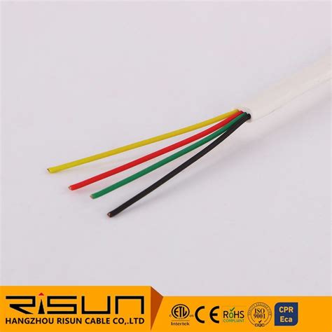 4 Core Security Cable 7 0 20mm White Evacuation Systems Fire Alarm Cable Alarm Cable And