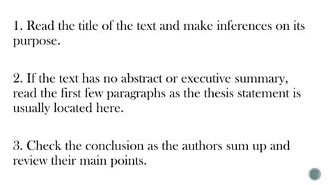 Identifying Thesis Statement And Outlining Reading Texts Pdf