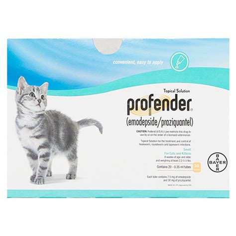 Buy Profender Spot On For Cats Online Canadavetcare
