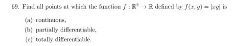 solved find all points at which the function f r2→r ﻿defined