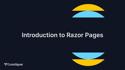Exploring Your First Razor Page Application Codesignal Learn