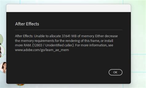 Low Ram Error Adobe Product Community 15428863