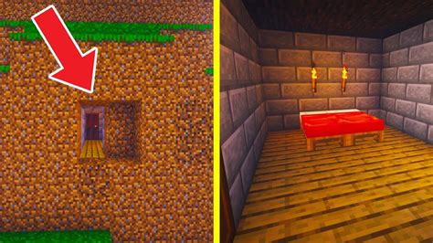 Minecraft How To Build A Secret Modern Base Hidden House Tutorial YouTube