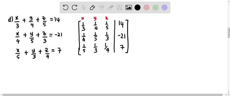 ⏩solved solve each system of equations using elementary operations