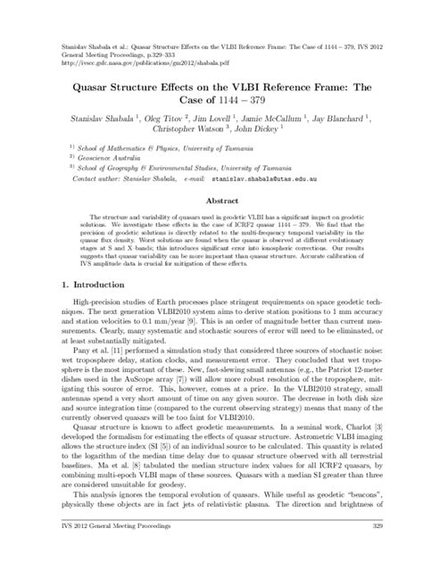 Fillable Online Simulating The Effects Of Quasar Structure On