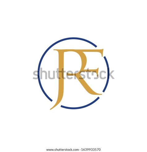 Logo Letter Jrf Circel Vector Design Stock Vector Royalty Free 1639933570 Shutterstock