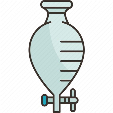 Funnel Separating Solvent Extraction Laboratory Icon Download On