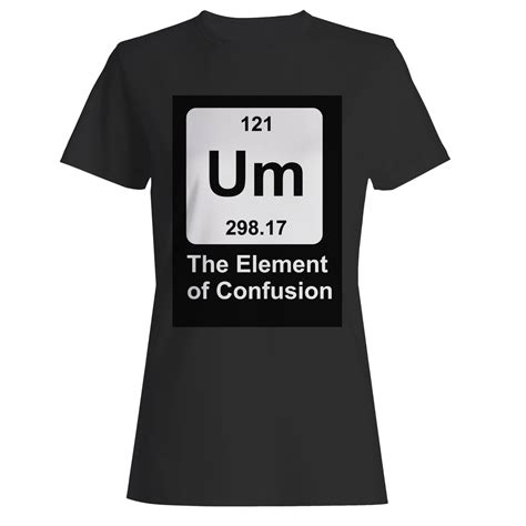 The Element Of Confusion Funny Science Astronomy Chemistry Poster