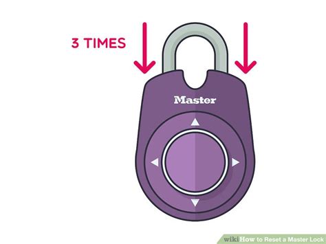 4 Ways To Reset A Master Lock WikiHow 4 Ways To Reset A Master Lock WikiHow