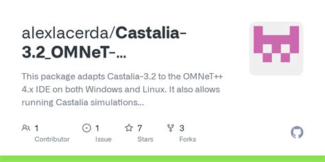 Github Alexlacerdacastalia 32omnet Idewindowslinux This Package Adapts Castalia 32 To