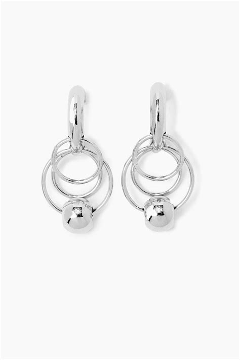 Drop Hoop Earrings