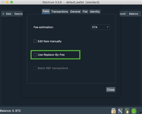 How To Disable Replace By Fee Rbf In Your Wallet Bitpay Support