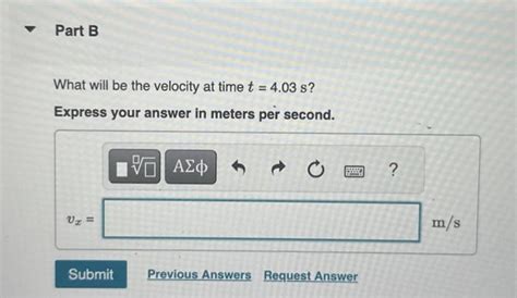 Solved The Acceleration Of A Particle Is Given By Ax T Chegg
