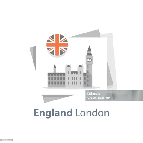 시계 런던 상징 빅 벤 탑 여행 목적지 유명한 랜드마크 영국 웨스트 민스터 수도원의 수도 0명에 대한 스톡 벡터 아트 및 기타