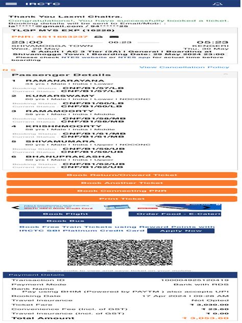Irctc Next Generation Eticketing System Pdf Banking Technology