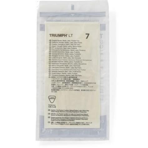 Triumph® Lt Latex Surgical Gloves 50 Pairs Per Box