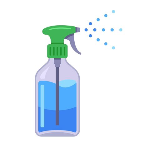 Clear Bottle Of Spray Sanitizer 2208850 Vector Art At Vecteezy