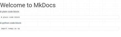 Trying To Use Codehilite With The Mkdocs Scheme · Issue 2782 · Mkdocs