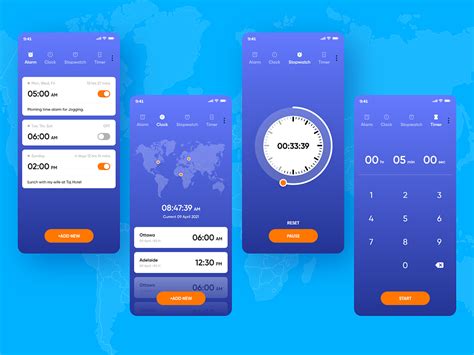 Timer App Designs Themes Templates And Downloadable Graphic Elements