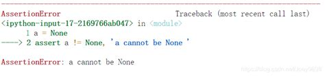 Python中assert断言的使用语法和例子assert A 和assert A True Csdn博客