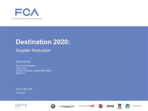 Supplier Reduction Presentation Pptx