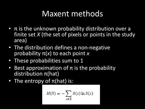 Ppt Maximum Entropy Spatial Modeling With Imperfect Data Powerpoint Presentation Id710480