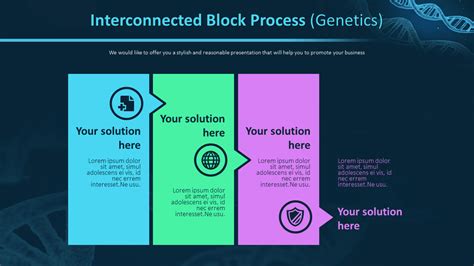 Interconnected Block Process Diagram Genetics List