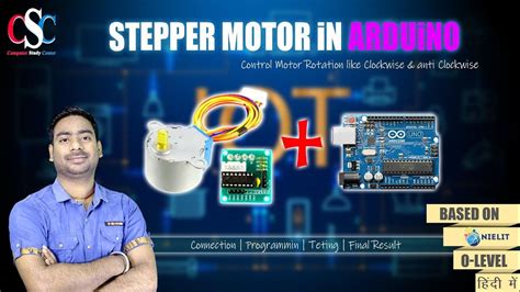 Stepper Motor Arduino Program Connection हिंदी में Arduino