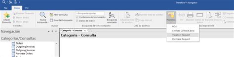 nuevo documento de therefore™ a partir de una plantilla de microsoft office