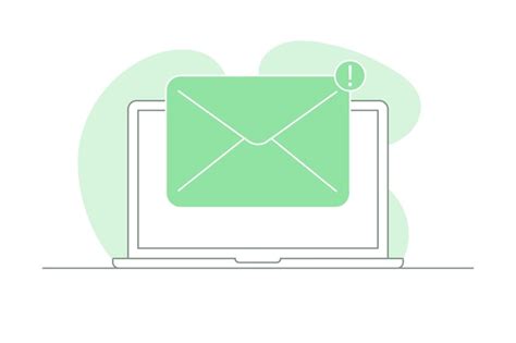 Premium Vector One Incoming Message On Laptop Open Message Icon