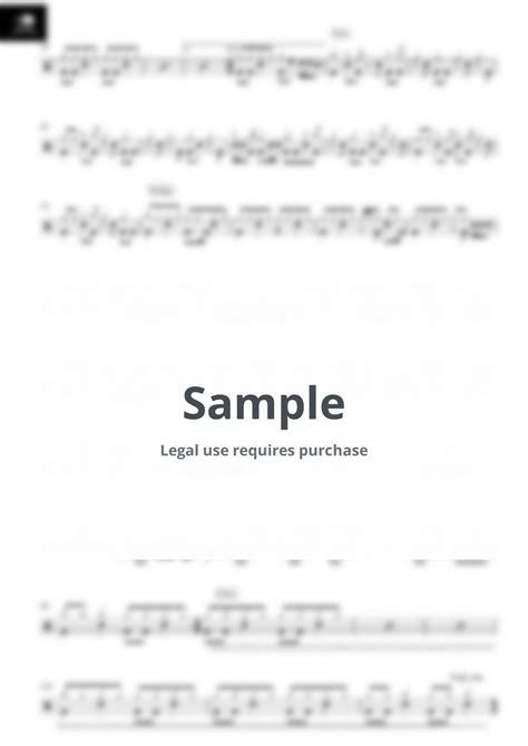 Van Halen Jump Sheets By Drum Transcription Drum Sheet Mx